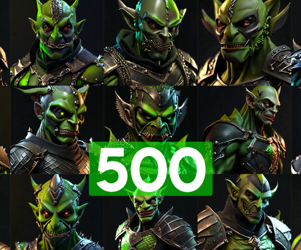 ArtStation - 500 Realistic Goblin Warior Reference Pack | 2K | v.1 ...