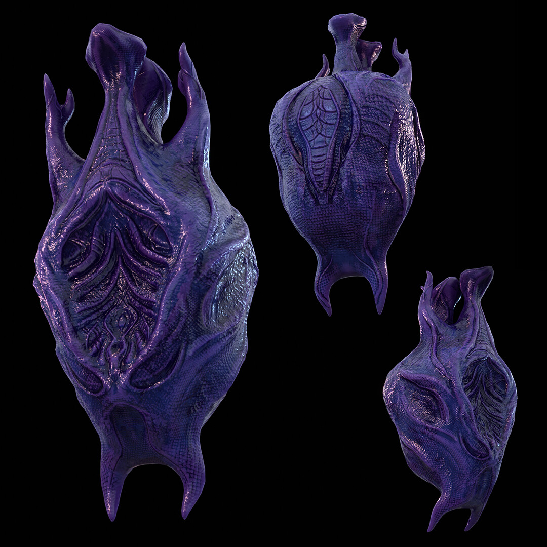 ArtStation - Alien Egg 2 - Ngchipv | Game Assets