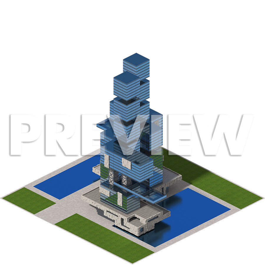 ArtStation - Architecture (Tile#0053, 2x2) – Dimetric Projection Illustrations | Game Assets