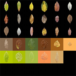 ArtStation - 32x British Forest Leaves | Resources