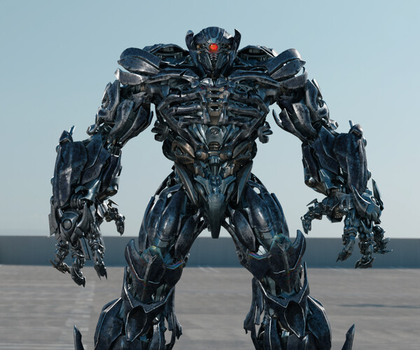 ArtStation - Rigged Transformers Shockwave 3d model | Resources