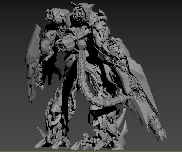 ArtStation - Rigged Transformers Shockwave 3d model | Resources