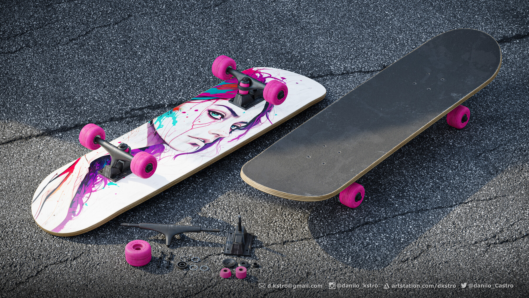 ArtStation - Skateboard | Resources