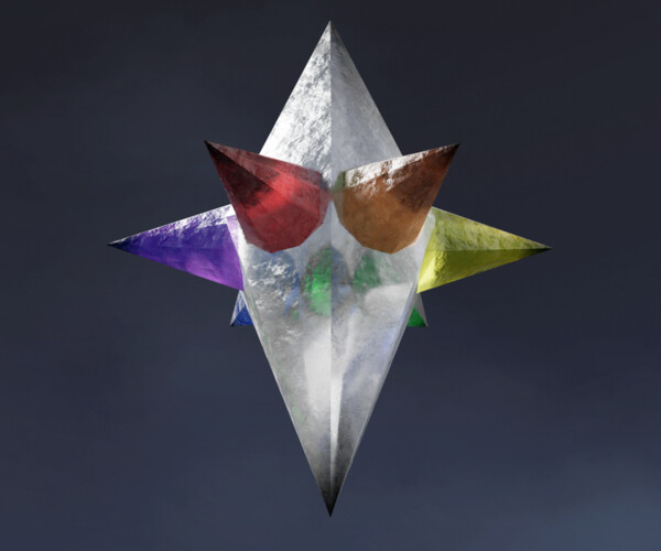 ArtStation - Rainbow Crystals Fantasy Gameasset | Game Assets