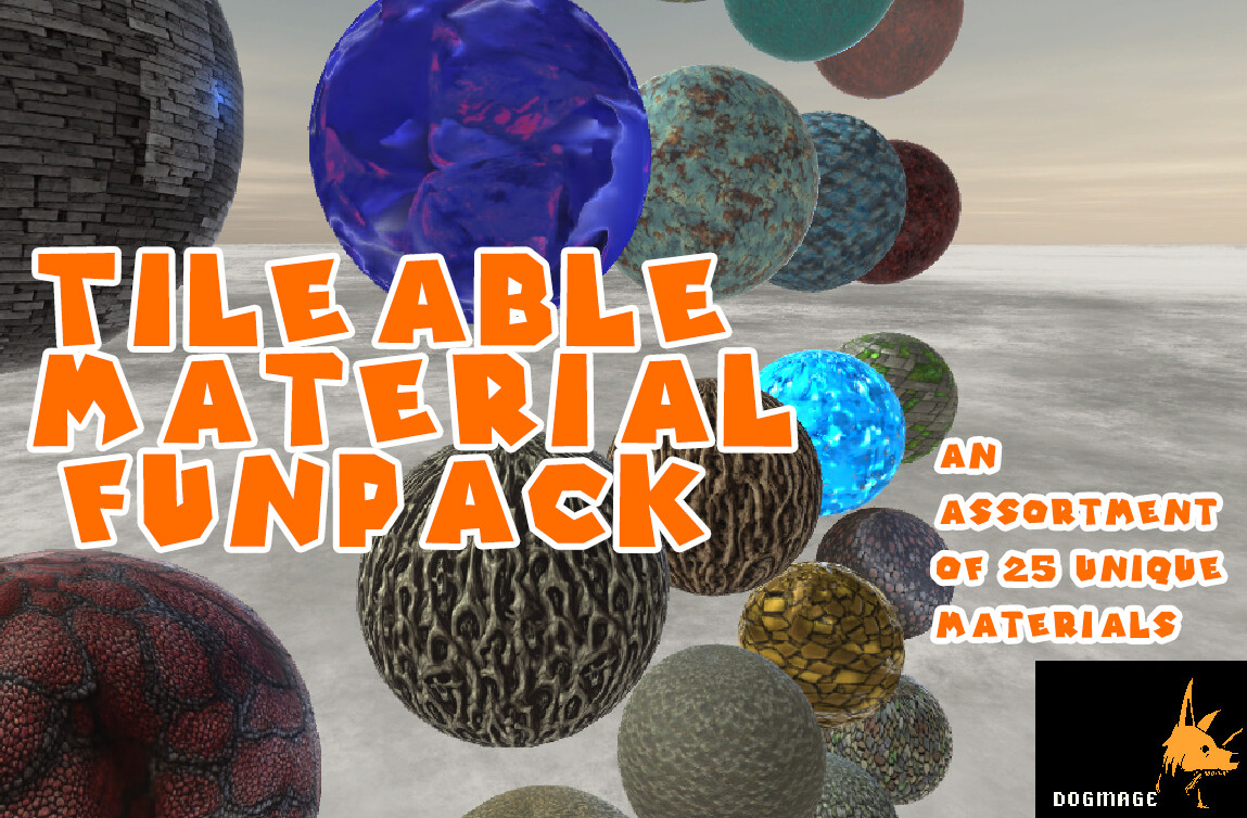ArtStation - Tileable Material Funpack | Game Assets