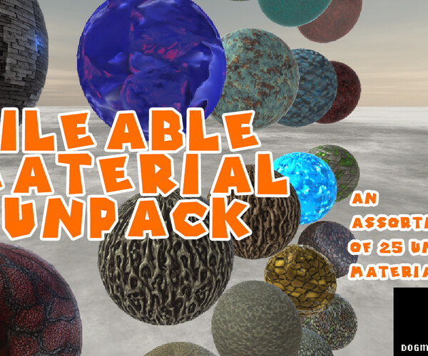 ArtStation - Tileable Material Funpack | Game Assets