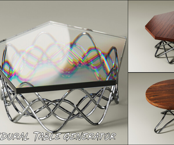 ArtStation - Artistic Table Generator (Procedural Table 3) | Game Assets