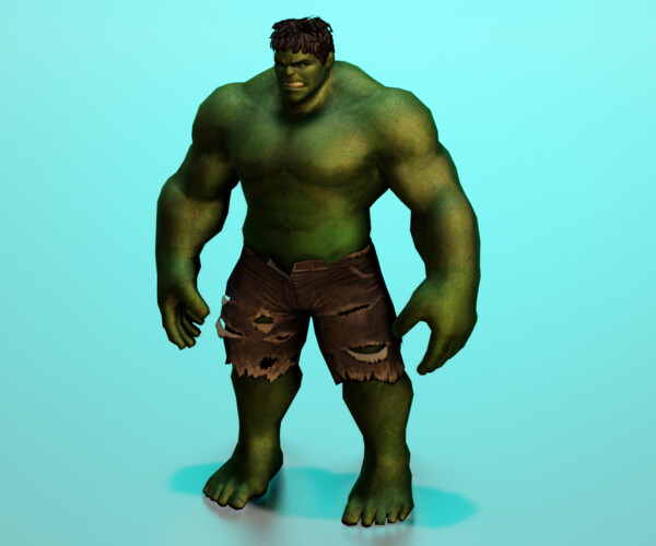 ArtStation - Hulk 3d model | Game Assets