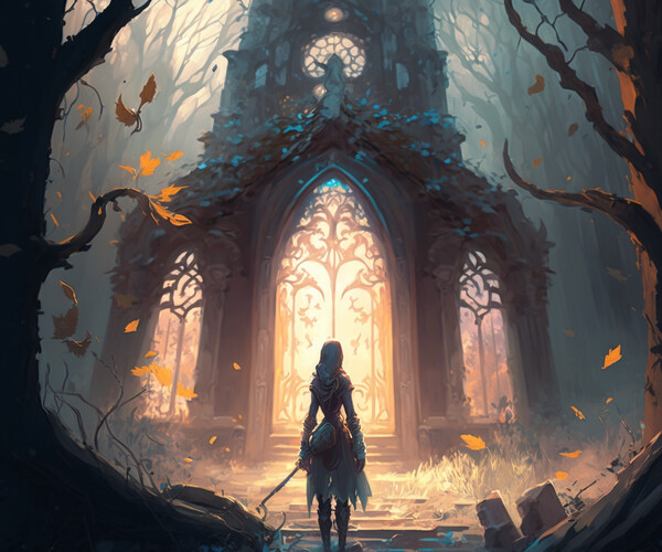 ArtStation - The Enrapturing Tale: A Digital Painting of Legends and ...