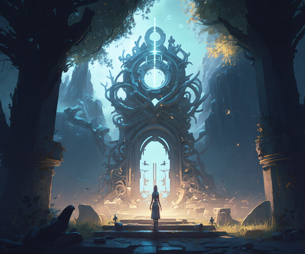 ArtStation - The Enrapturing Tale: A Digital Painting of Legends and ...