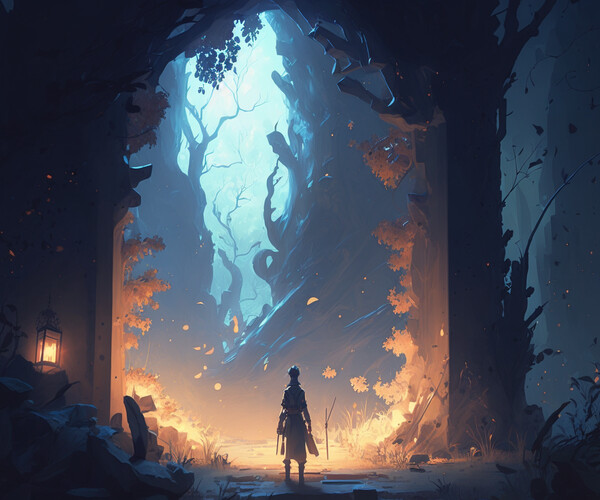 ArtStation - The Enrapturing Tale: A Digital Painting of Legends and ...