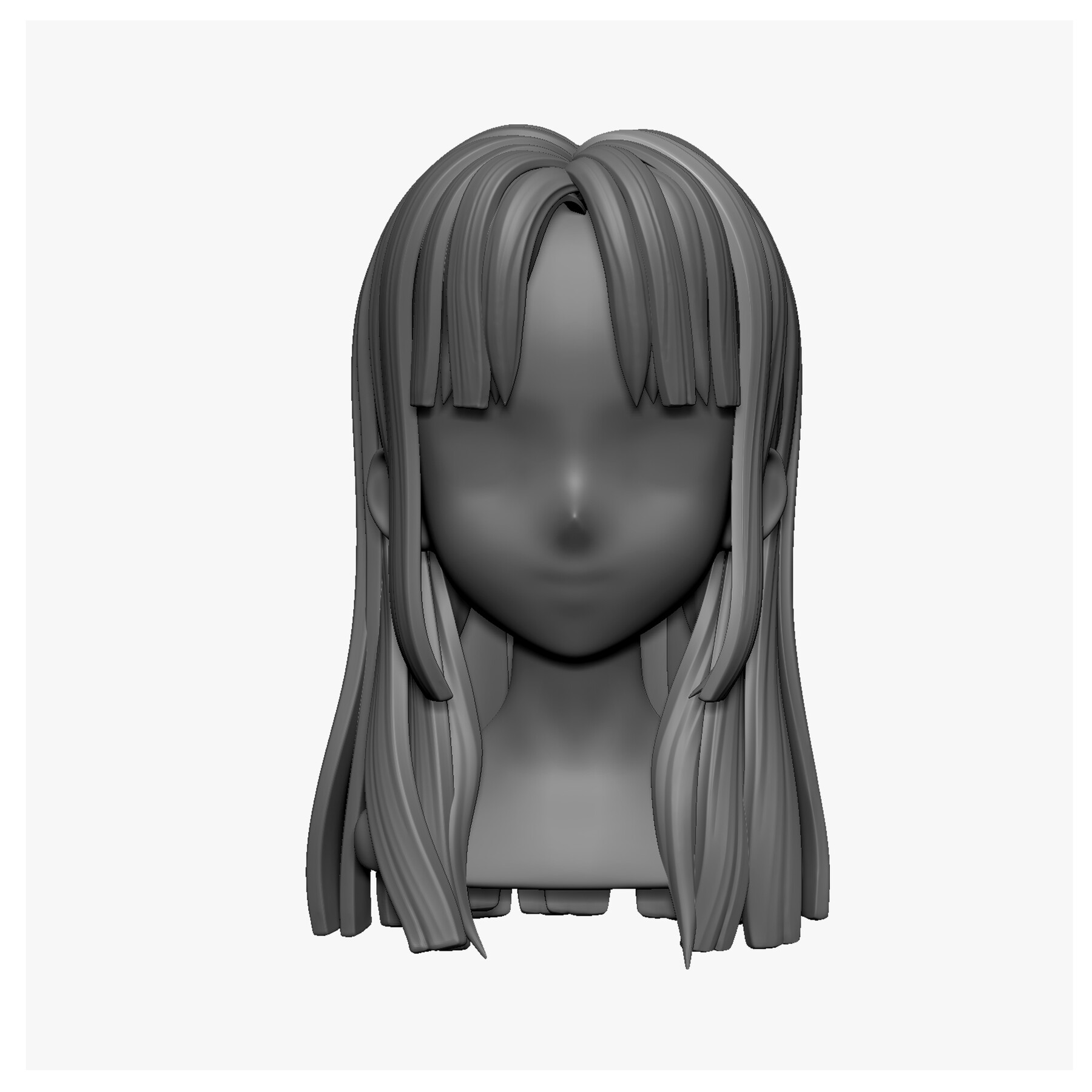 ArtStation - Long Hair | Game Assets