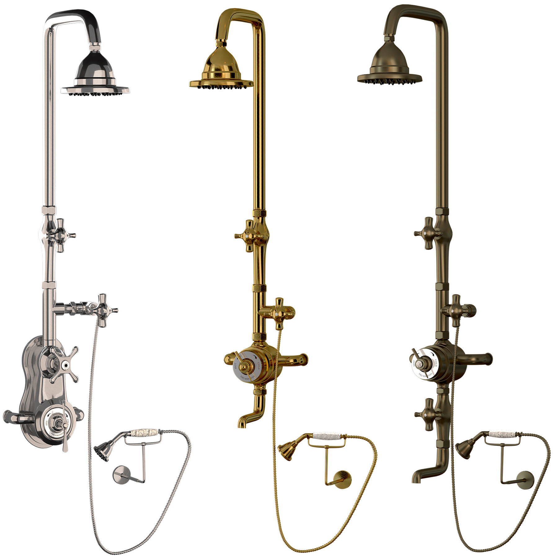 Artstation Collection Of Types Faucets And Showers Game Assets