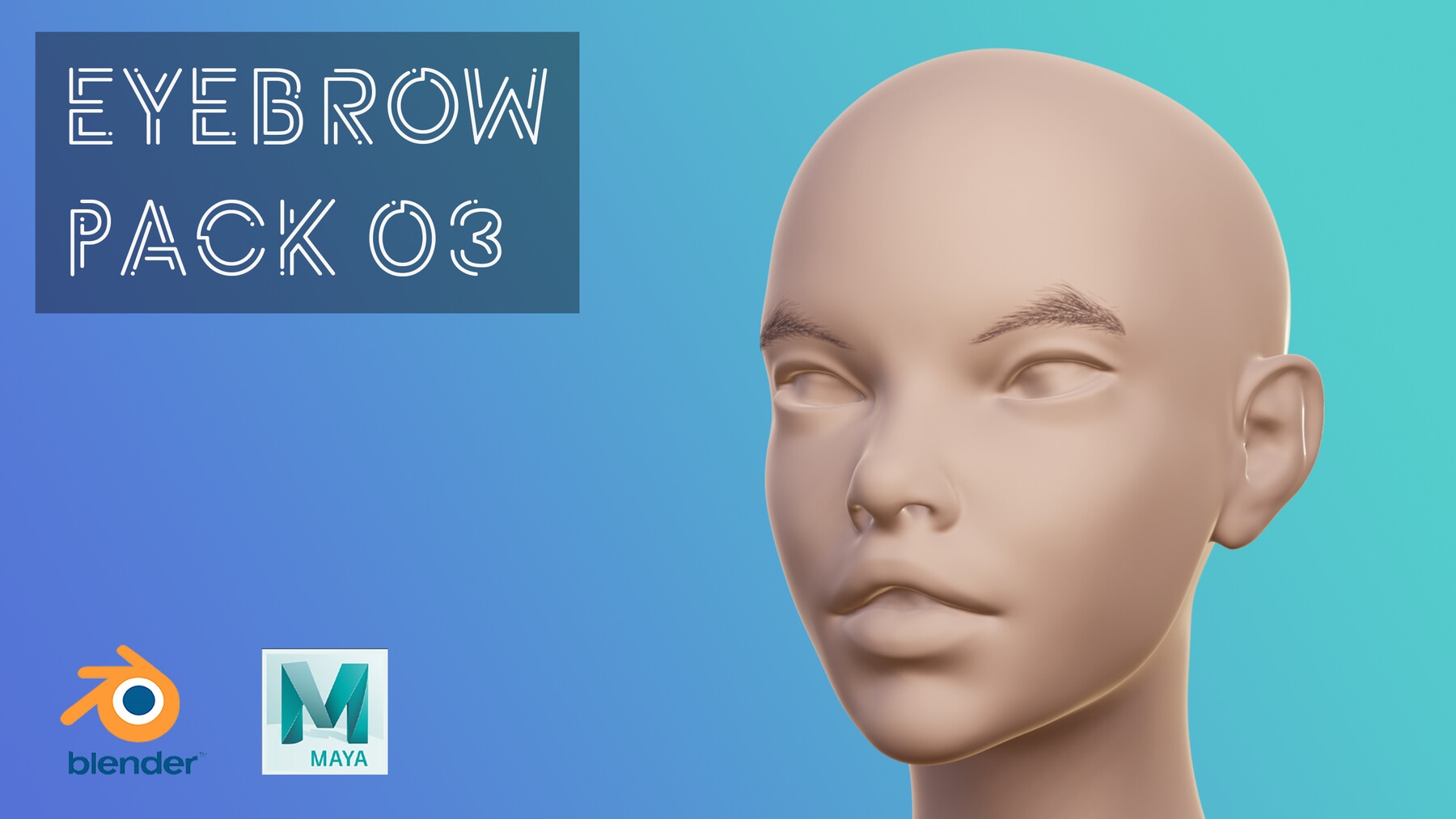 ArtStation - Eyebrow Pack 03 | Game Assets