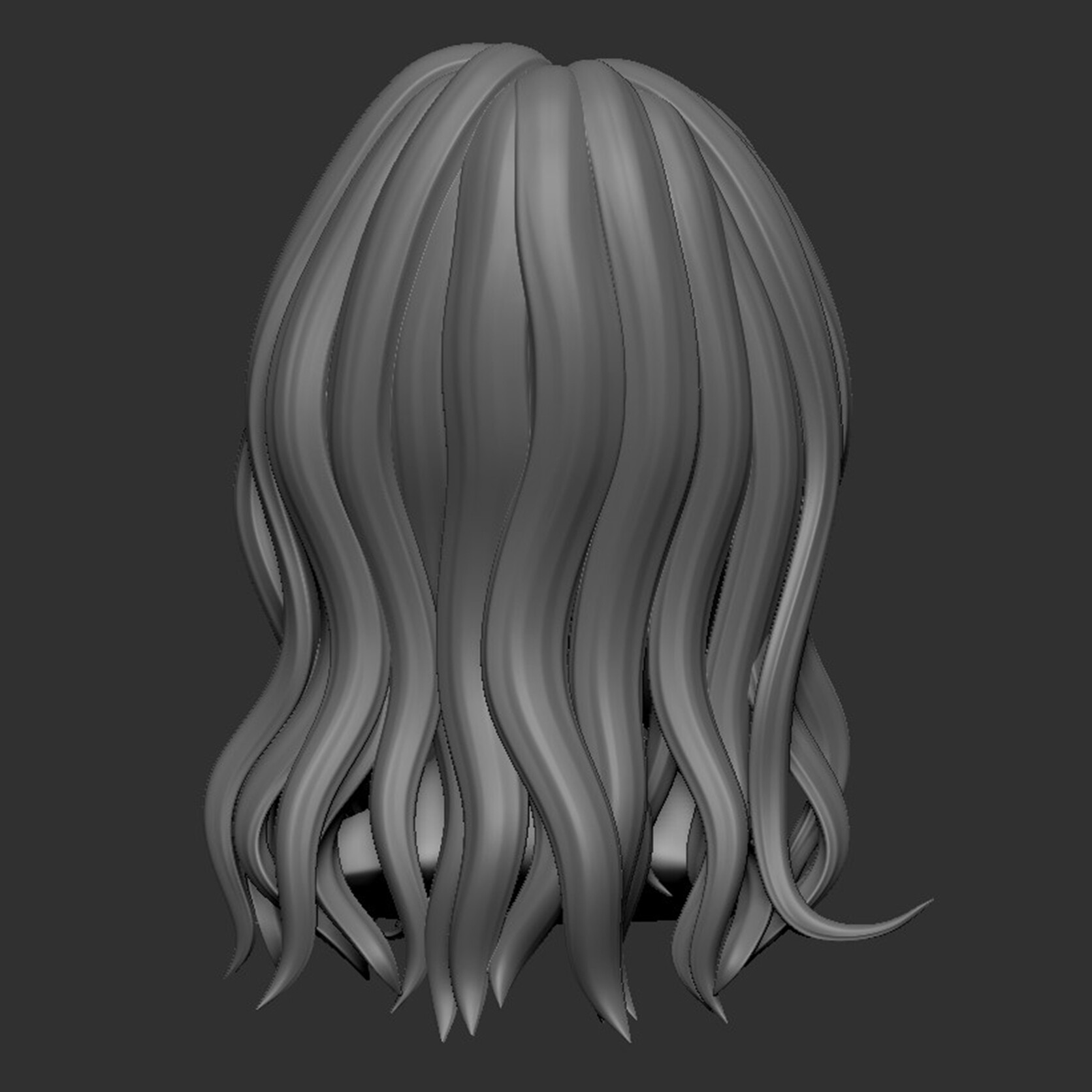 ArtStation - Long Hair | Game Assets