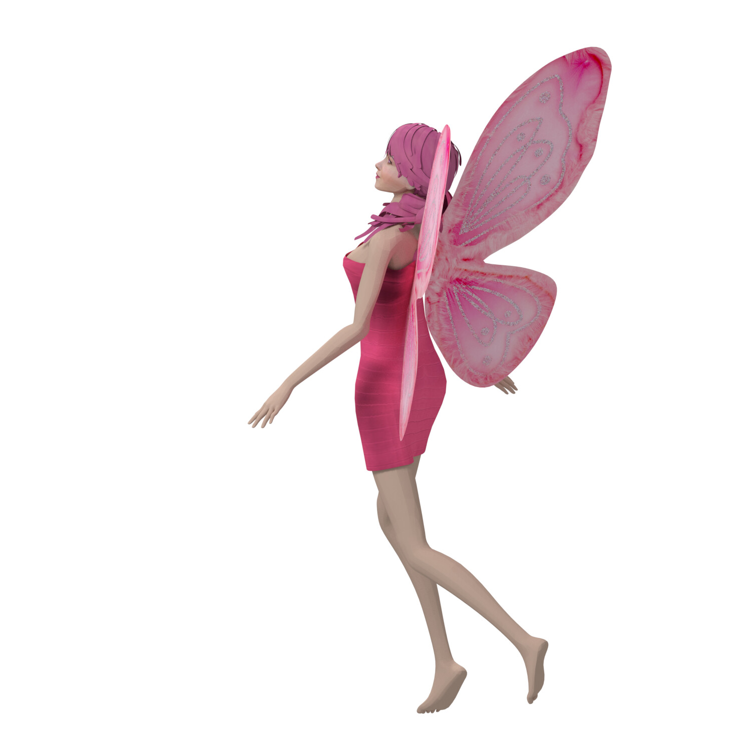 ArtStation - Fairy 3D Model Game Ready | Game Assets