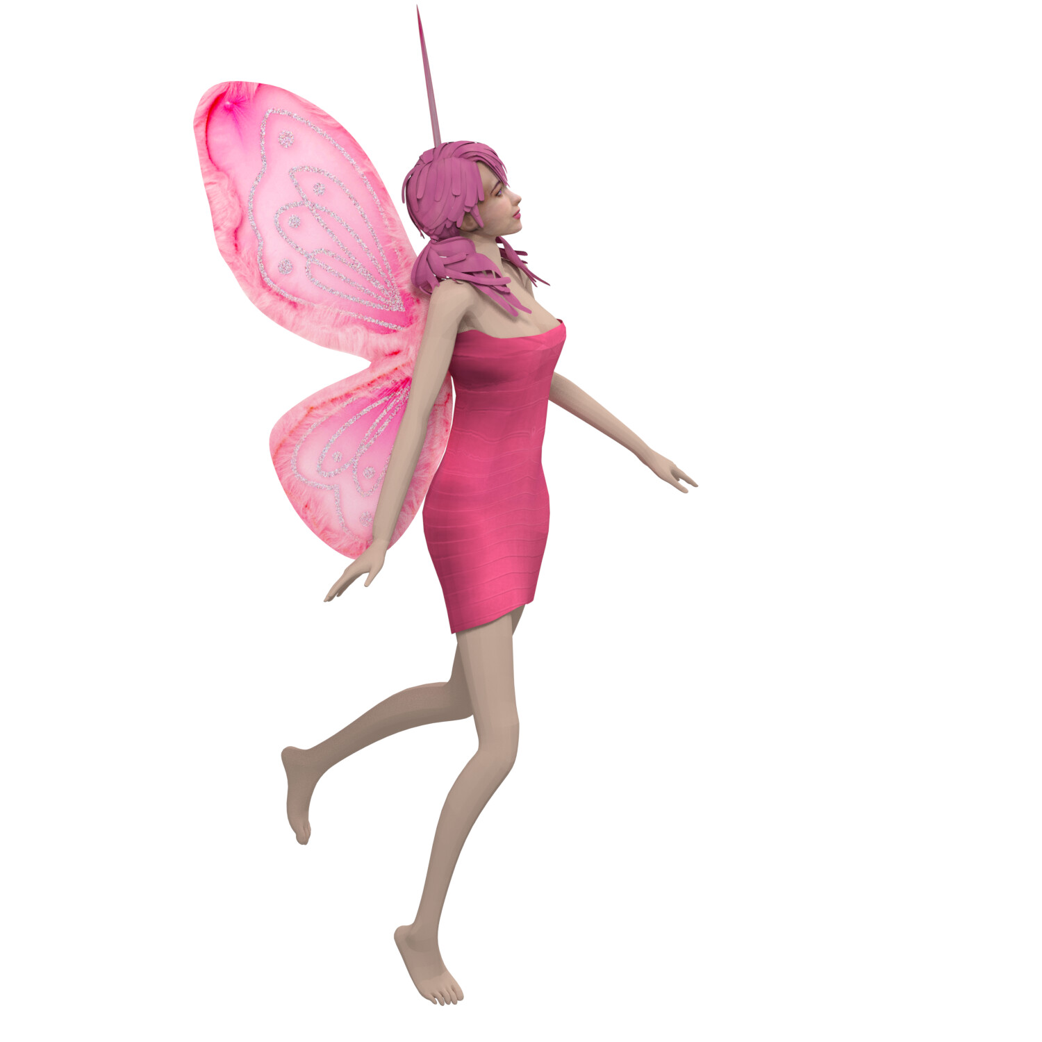 ArtStation - Fairy 3D Model Game Ready | Game Assets