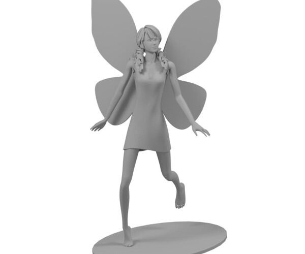 ArtStation - Fairy 3D Model Game Ready | Game Assets