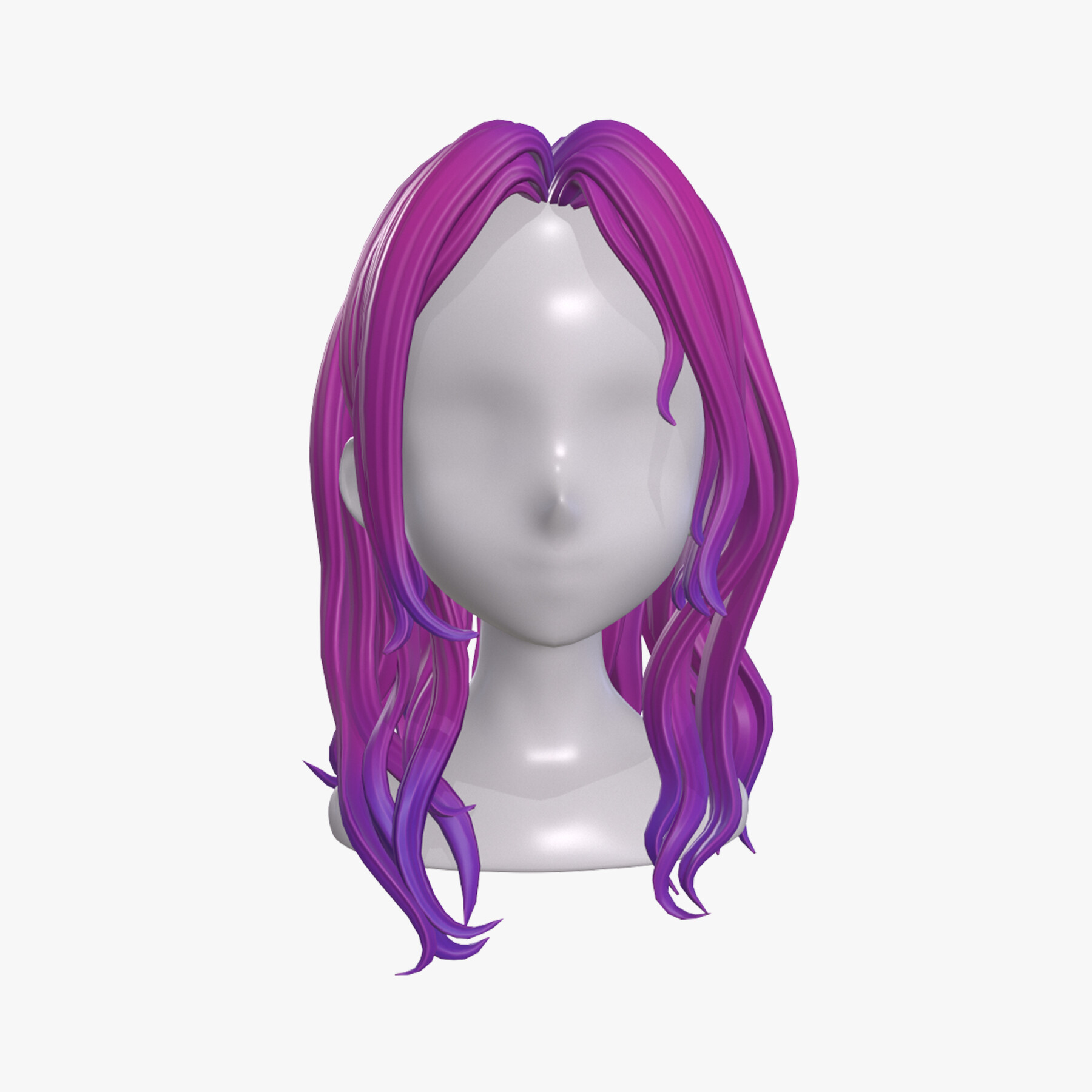 ArtStation - Long Hair | Game Assets