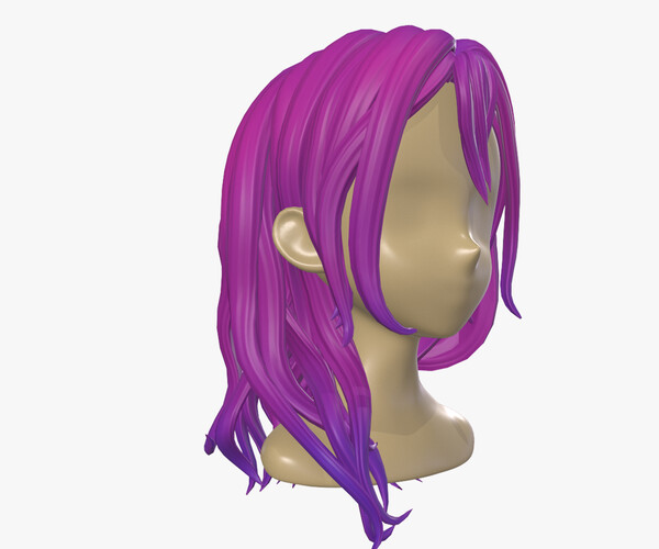 ArtStation - Long Hair | Game Assets