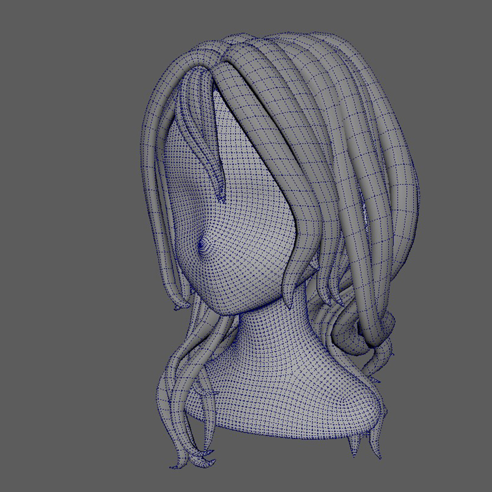 ArtStation - Long Hair | Game Assets