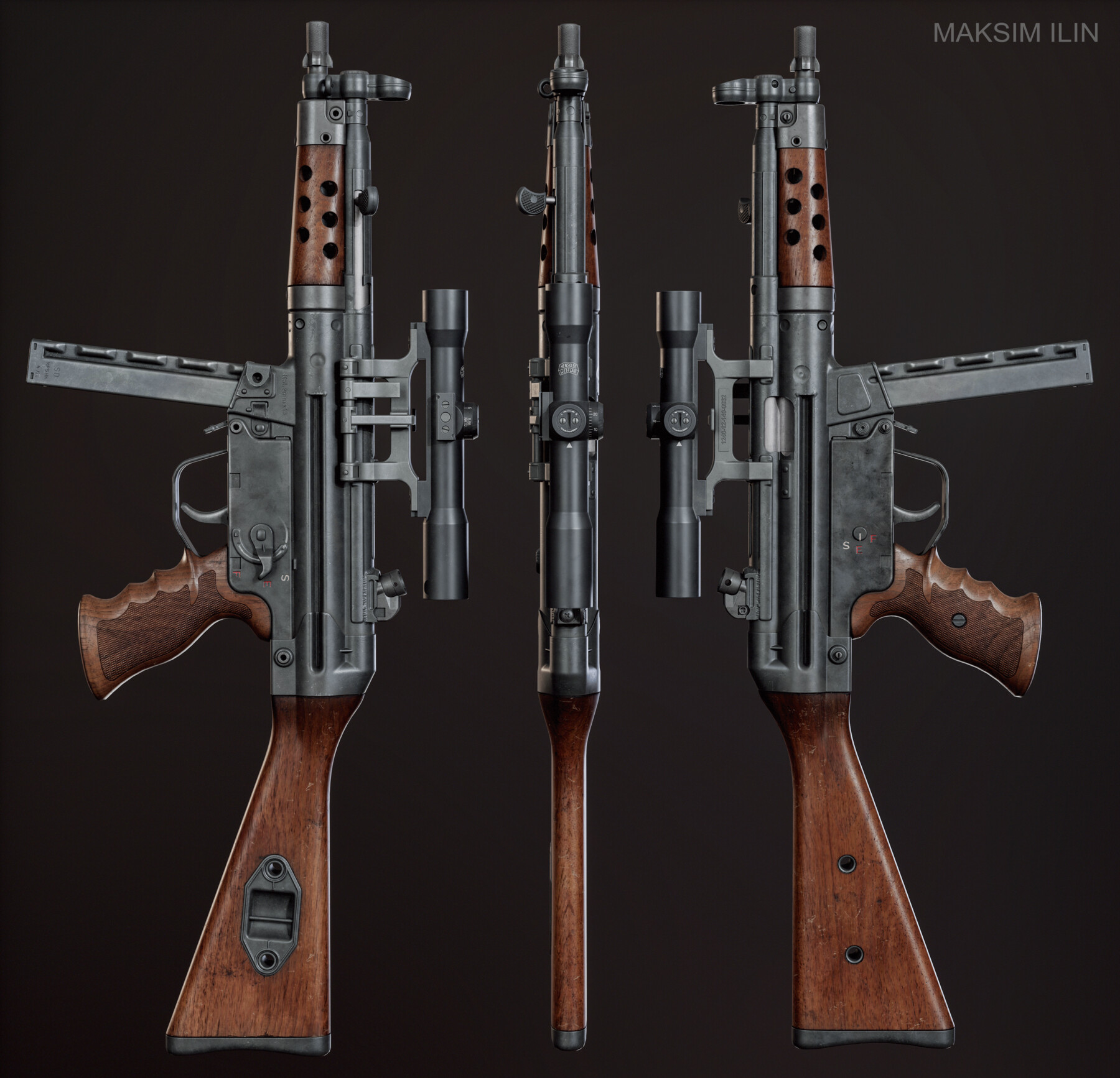 ArtStation - MP5 - Wood Furniture Set | Game Assets