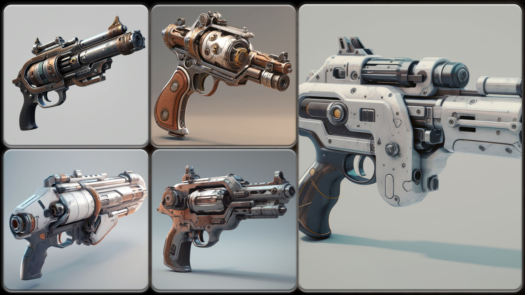 ArtStation - 200 Gun Reference Pack | 4K | v.1 | Artworks