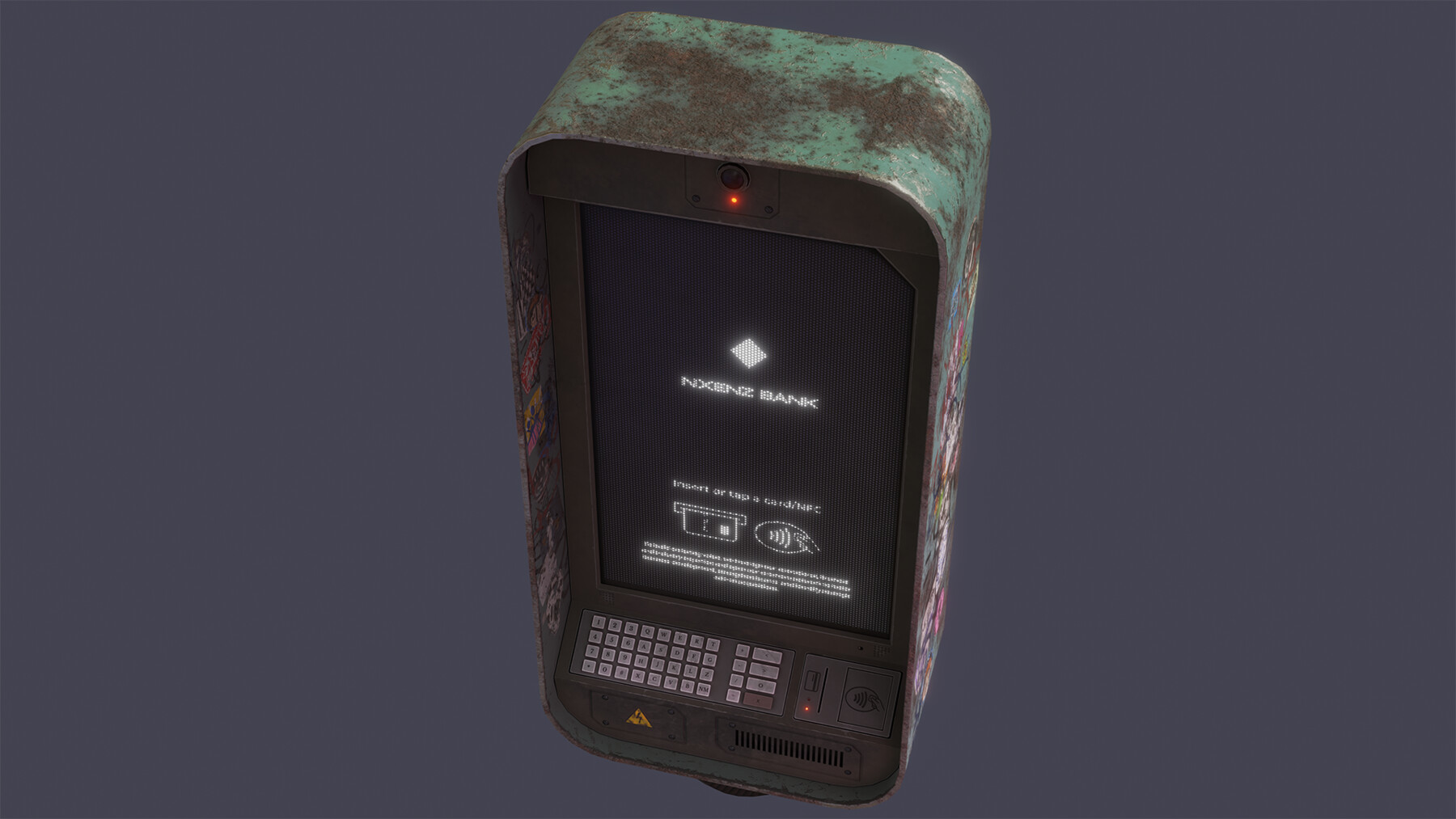 ArtStation - Cyberpunk ATM | Game Assets