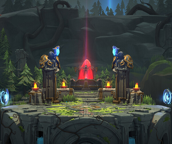 ArtStation - Battle Stage Concept Art Pipeline Tutorial + 3D Kit ...