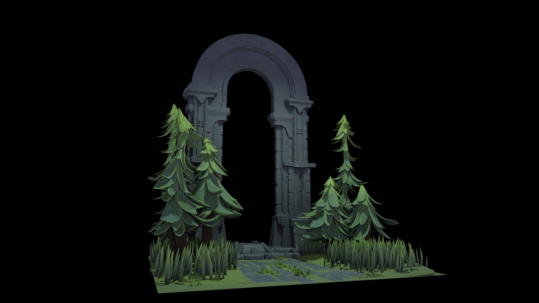 ArtStation - Battle Stage Concept Art Pipeline Tutorial + 3D Kit ...