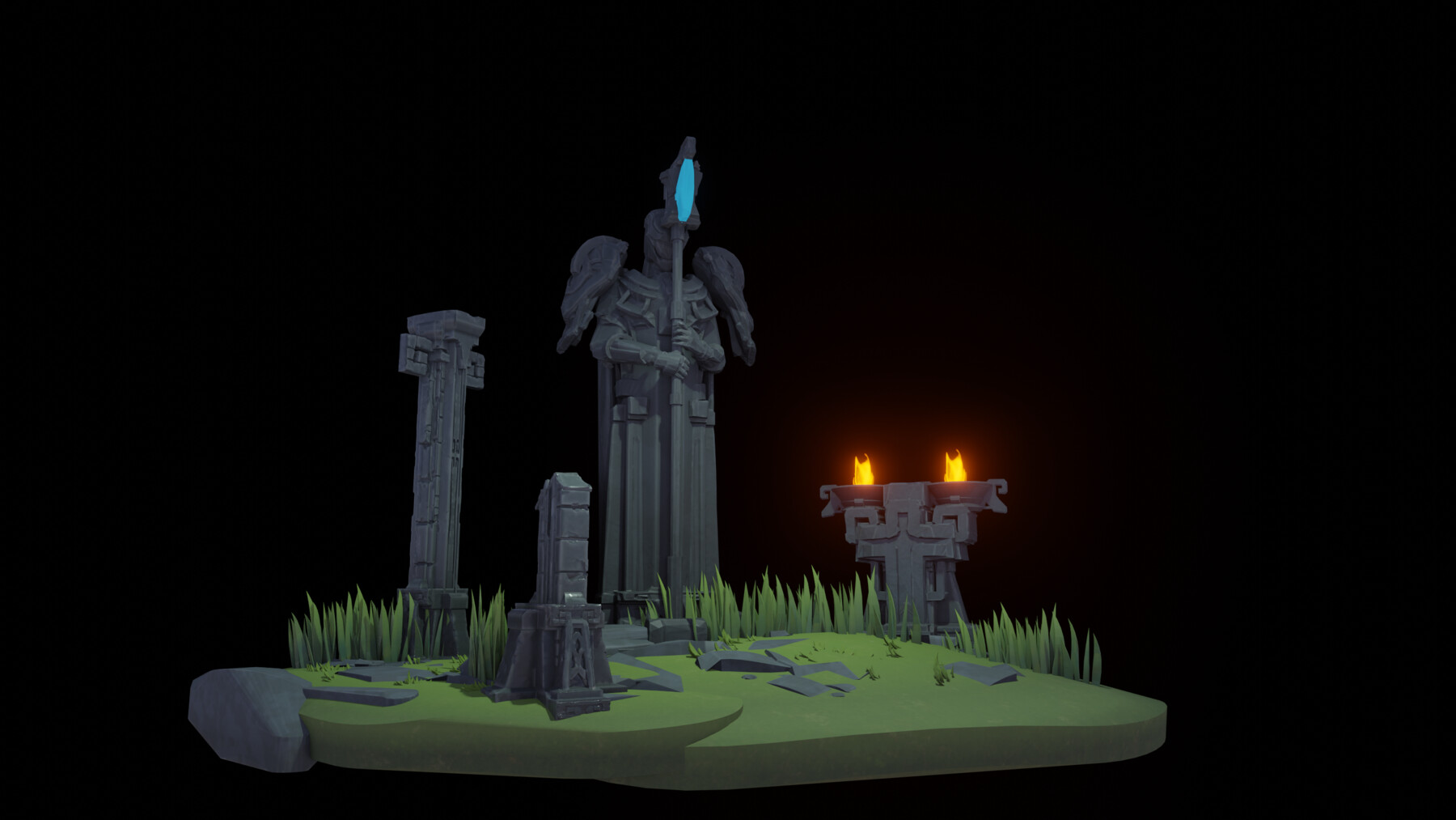 ArtStation - Battle Stage Concept Art Pipeline Tutorial + 3D Kit | Tutorials