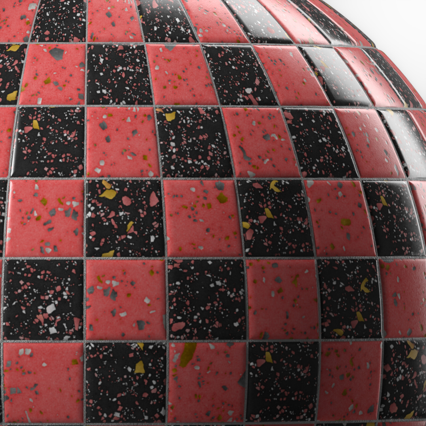 ArtStation - Terrazzo Materials 17- Tiling by 3 Colors | Pbr 4k ...