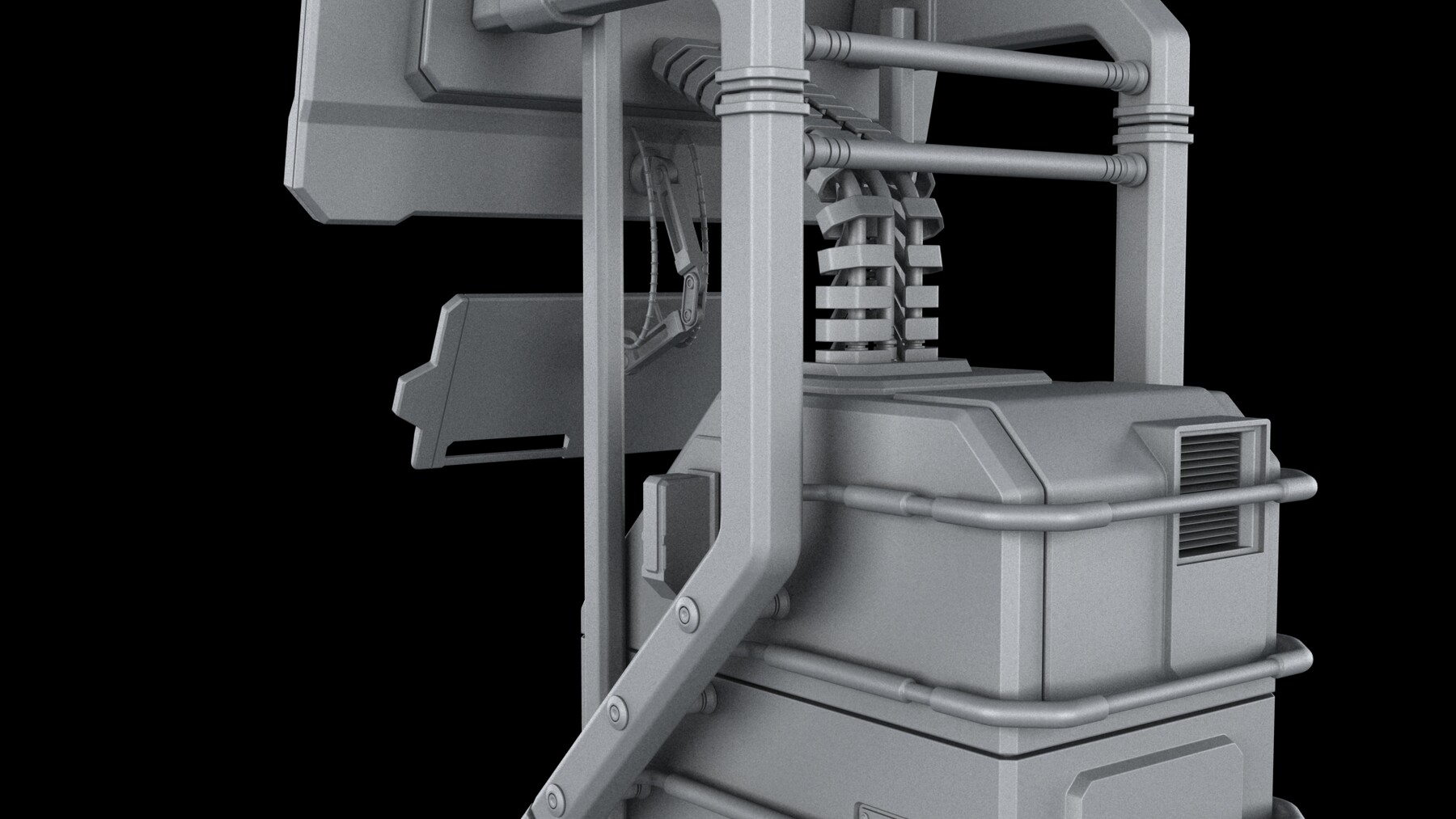 ArtStation - Sci-fi Terminal | Resources