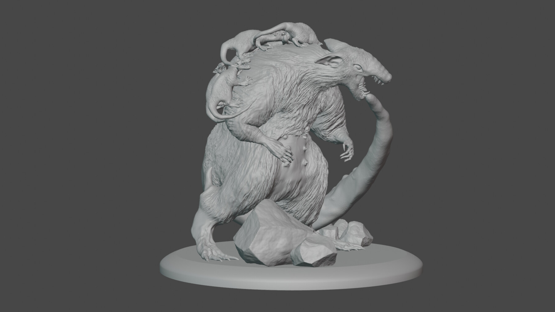 ArtStation - The Rat Mother 3D model for Printing | Resources