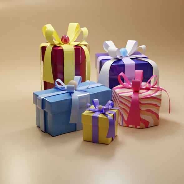ArtStation - Gift boxes | Resources