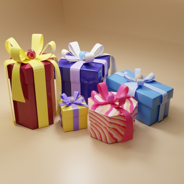 ArtStation - Gift boxes | Resources