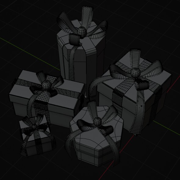 ArtStation - Gift boxes | Resources