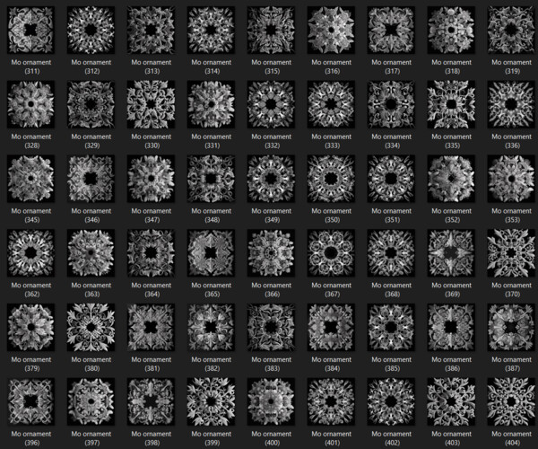 ArtStation - +500 Alpha Ornament - (seamless and tileable) | Artworks