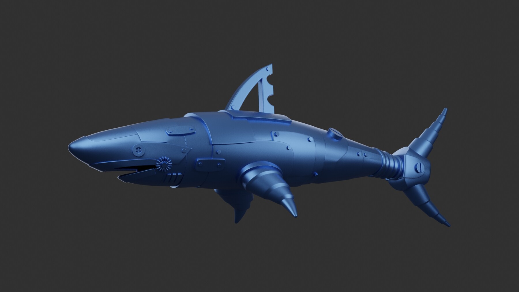 ArtStation - Spaceship in Fish Shape | Resources