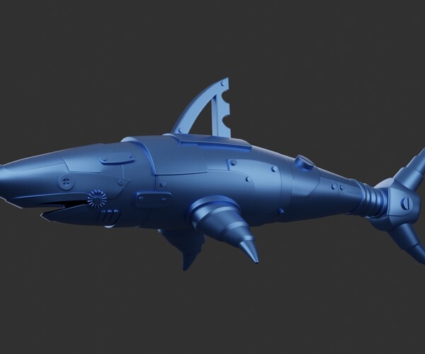 ArtStation - Spaceship in Fish Shape | Resources