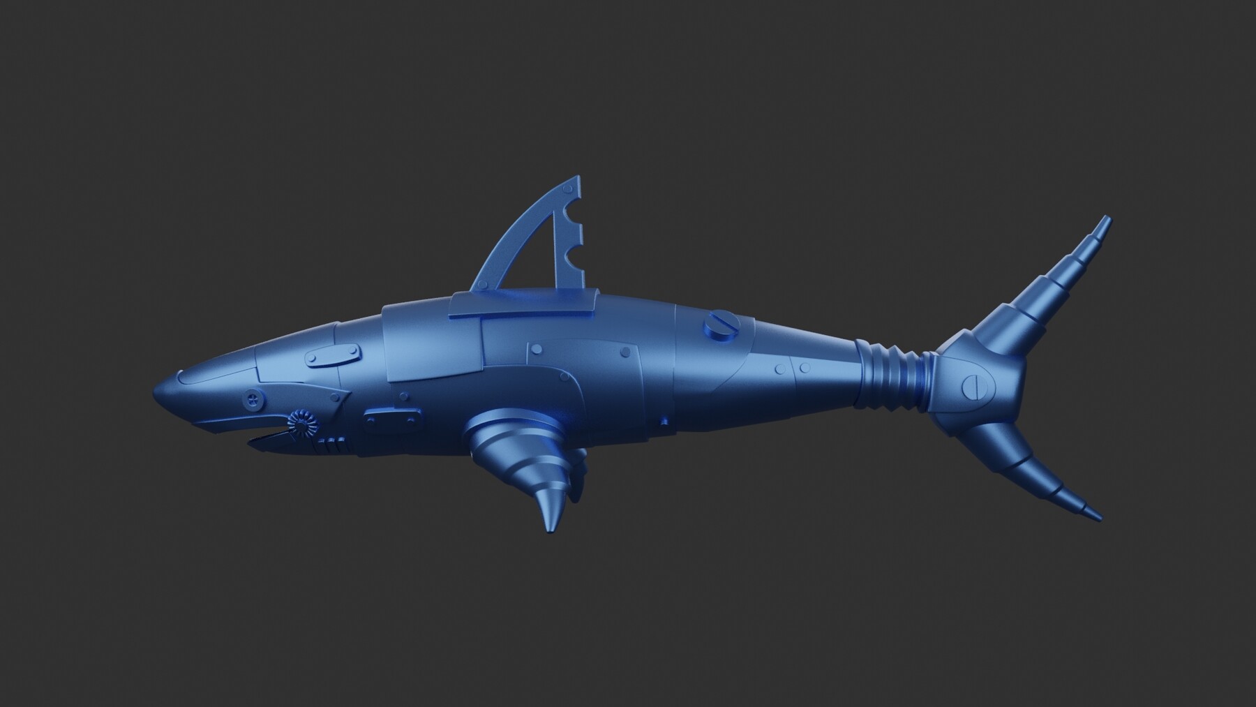 ArtStation - Spaceship in Fish Shape | Resources