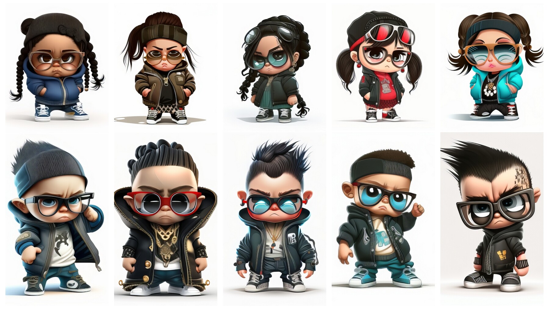 ArtStation - Swag Babies: A Collection of 200 Cute and Cool Characters ...