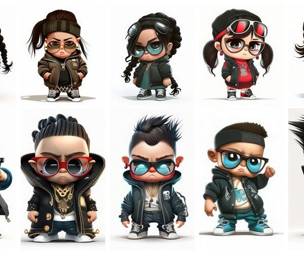 ArtStation - Swag Babies: A Collection of 200 Cute and Cool Characters ...