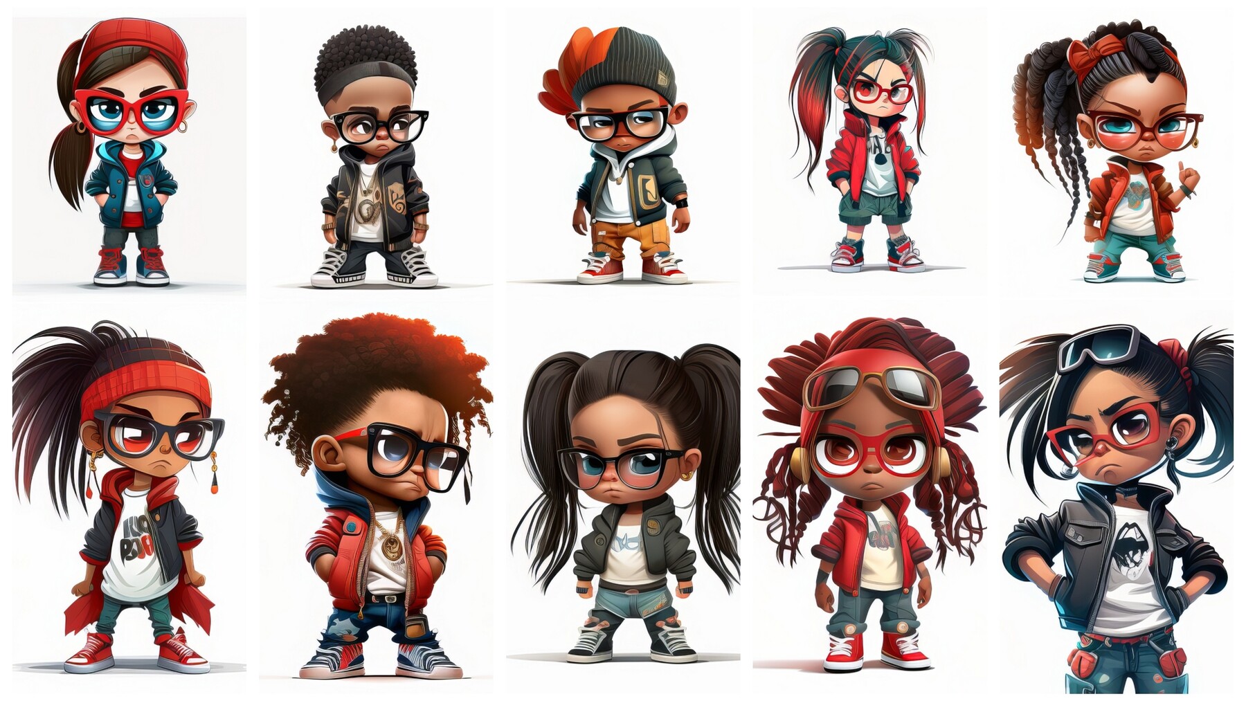 ArtStation - Swag Babies: A Collection of 200 Cute and Cool Characters ...