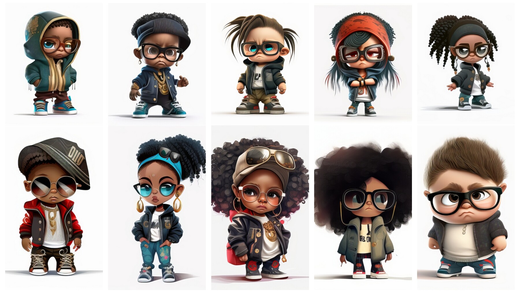 ArtStation - Swag Babies: A Collection of 200 Cute and Cool Characters ...
