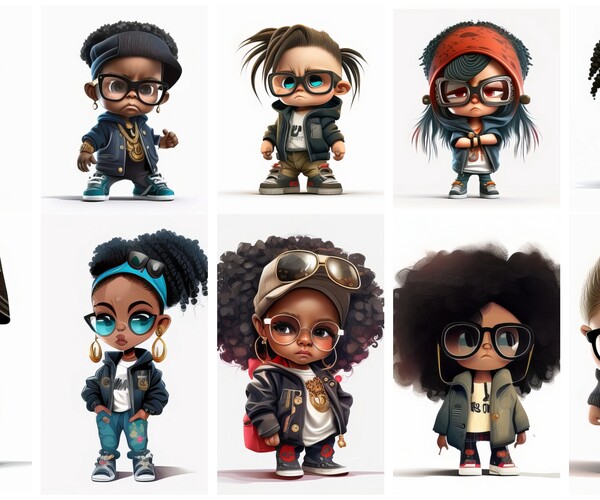 ArtStation - Swag Babies: A Collection of 200 Cute and Cool Characters ...