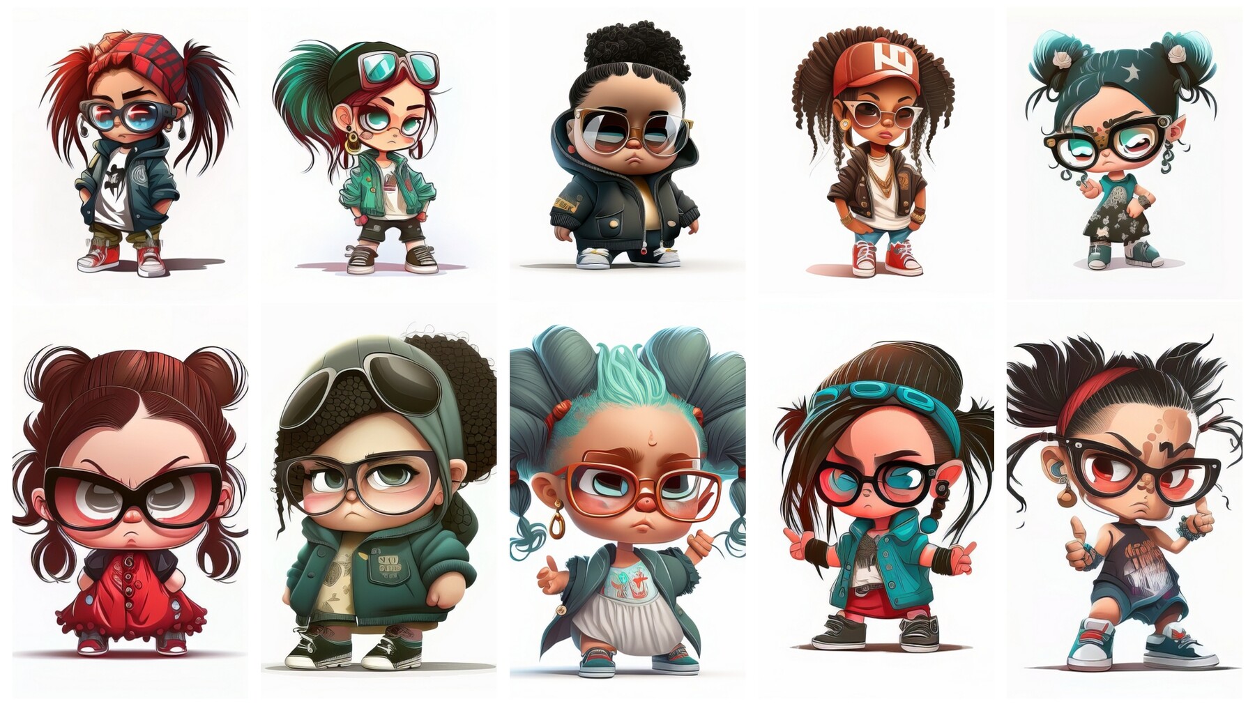 ArtStation - Swag Babies: A Collection of 200 Cute and Cool Characters ...