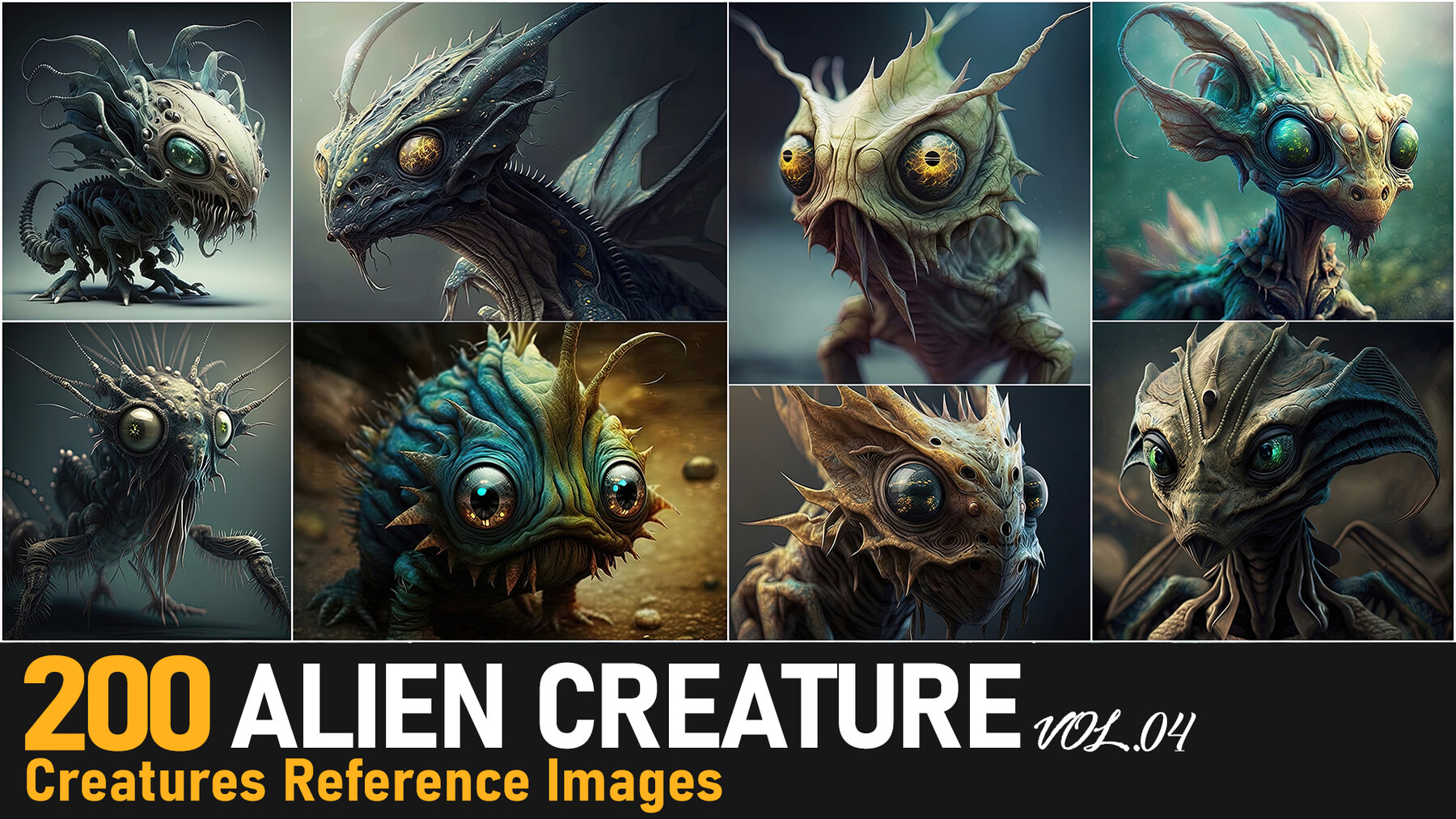 ArtStation - Alien Creature VOL.04|4K Reference Images | Artworks