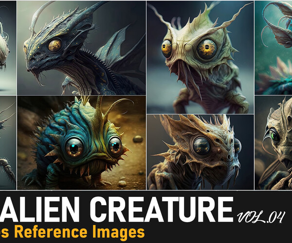 ArtStation - Alien Creature VOL.04|4K Reference Images | Artworks