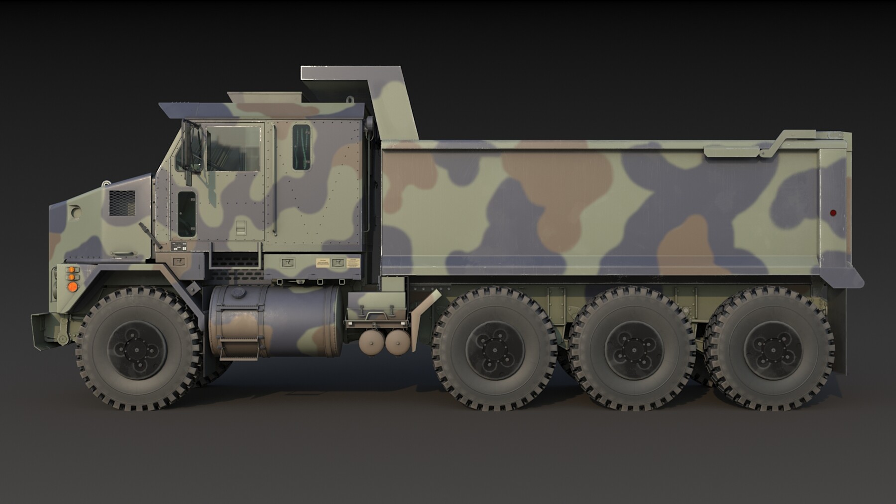 ArtStation - Oshkosh M1070 Military Dump Truck | Game Assets